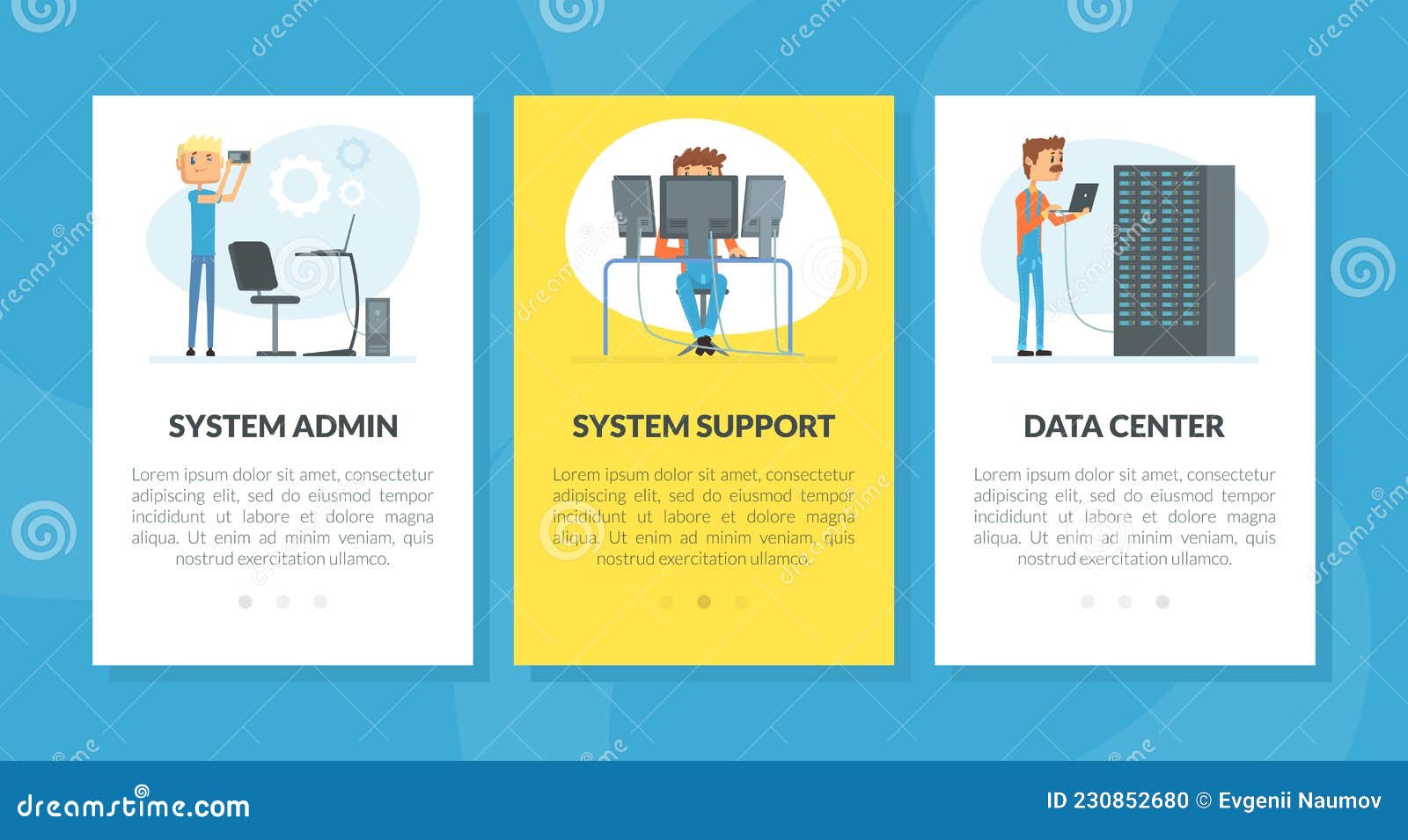 Administrative Support Service with Sysadmin Fixing Server on Computer ...