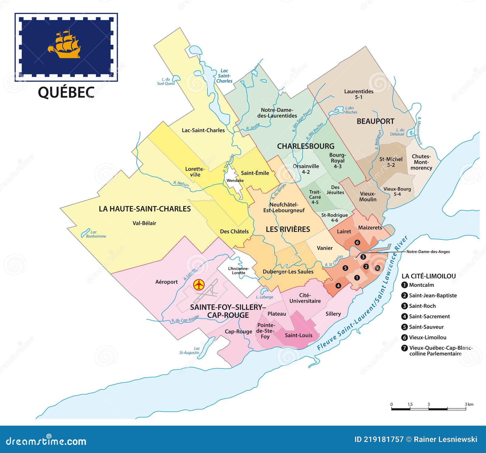 Quebec Map On Canadian Flag. QC, CA Province Map On Canada Flag. EPS ...