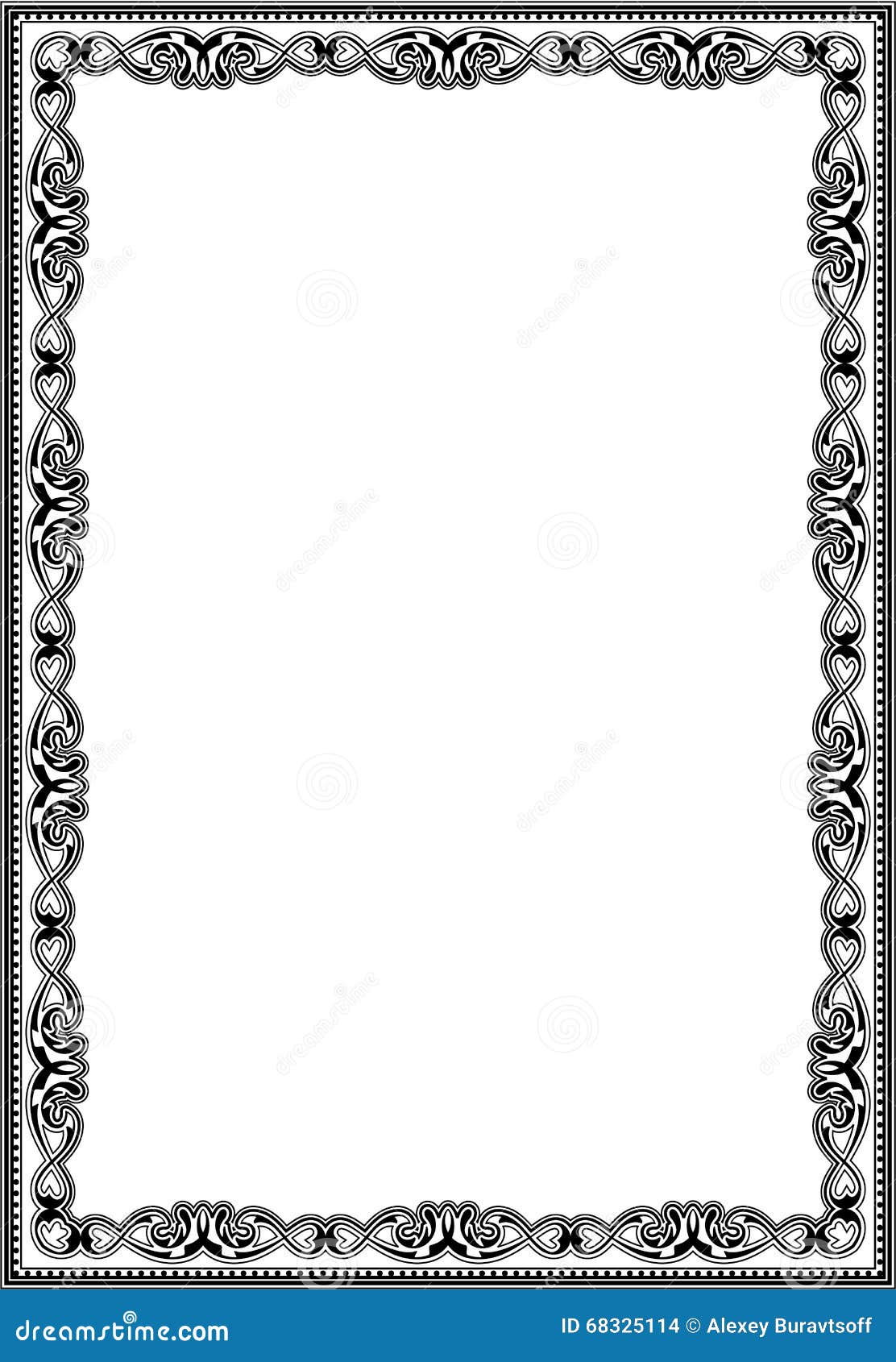 Admirable Baroque Art Frame Stock Vector - Illustration of premium ...