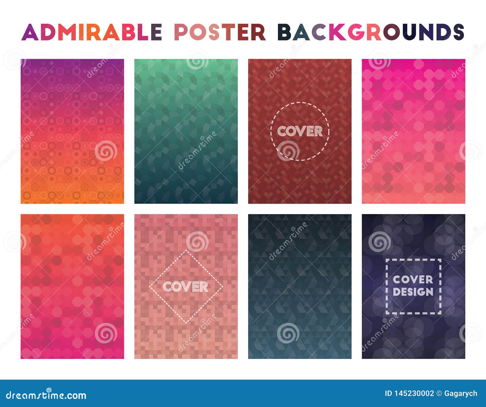 Admirable Poster Backgrounds. Stock Vector - Illustration of design ...