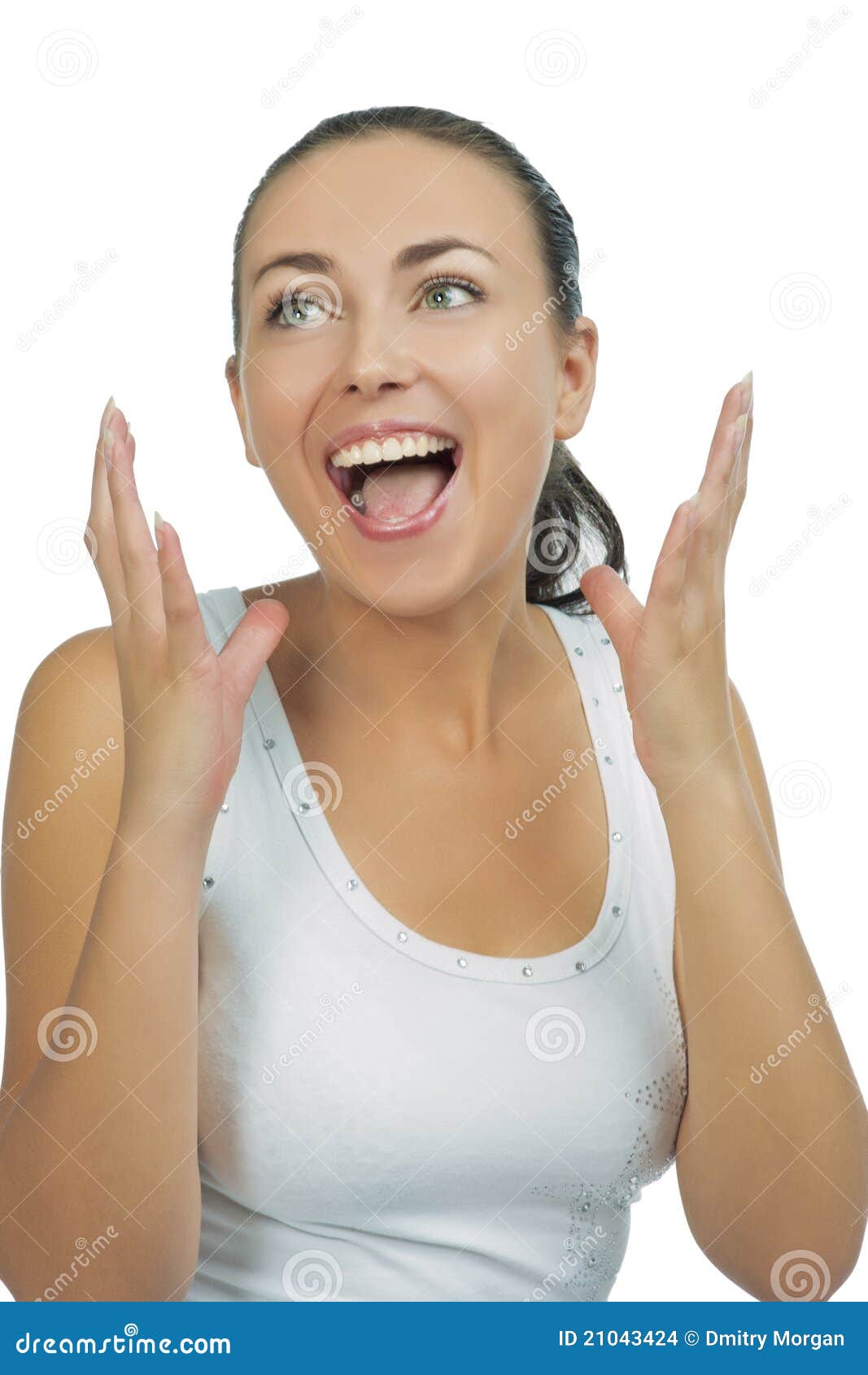 Admiración foto de archivo. Imagen de gesto, emocional - 21043424