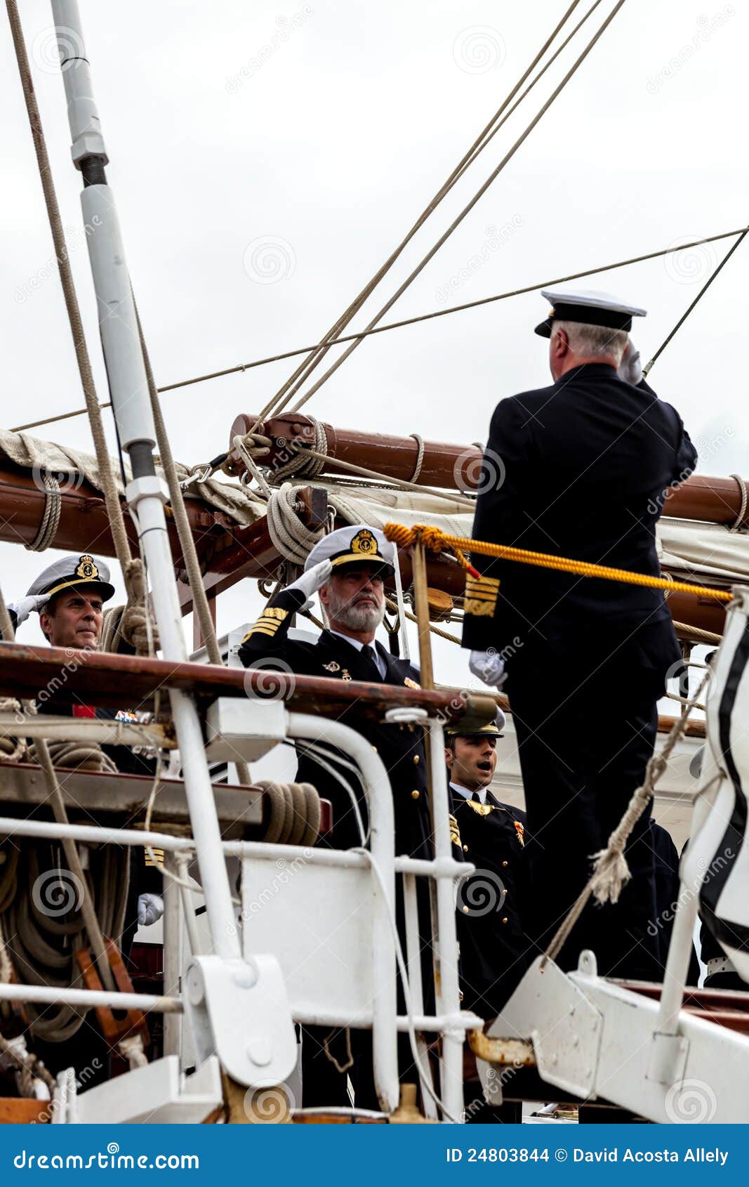 Admiral embarking editorial stock image. Image of harbor - 24803844