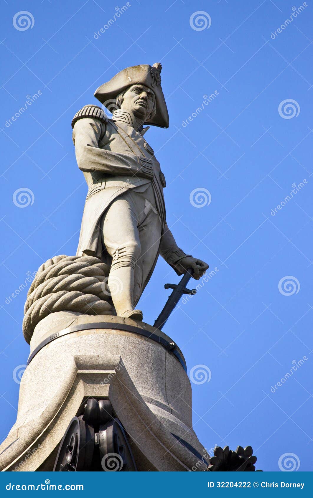 Admiral Nelson Statue on Nelson S Column Editorial Photography - Image ...