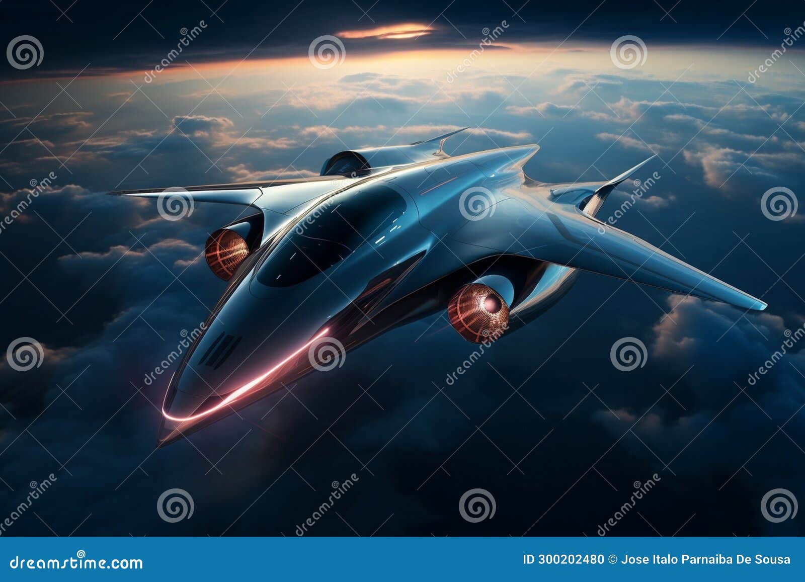Admire the Futuristic Design of a Concept Stock Illustration ...