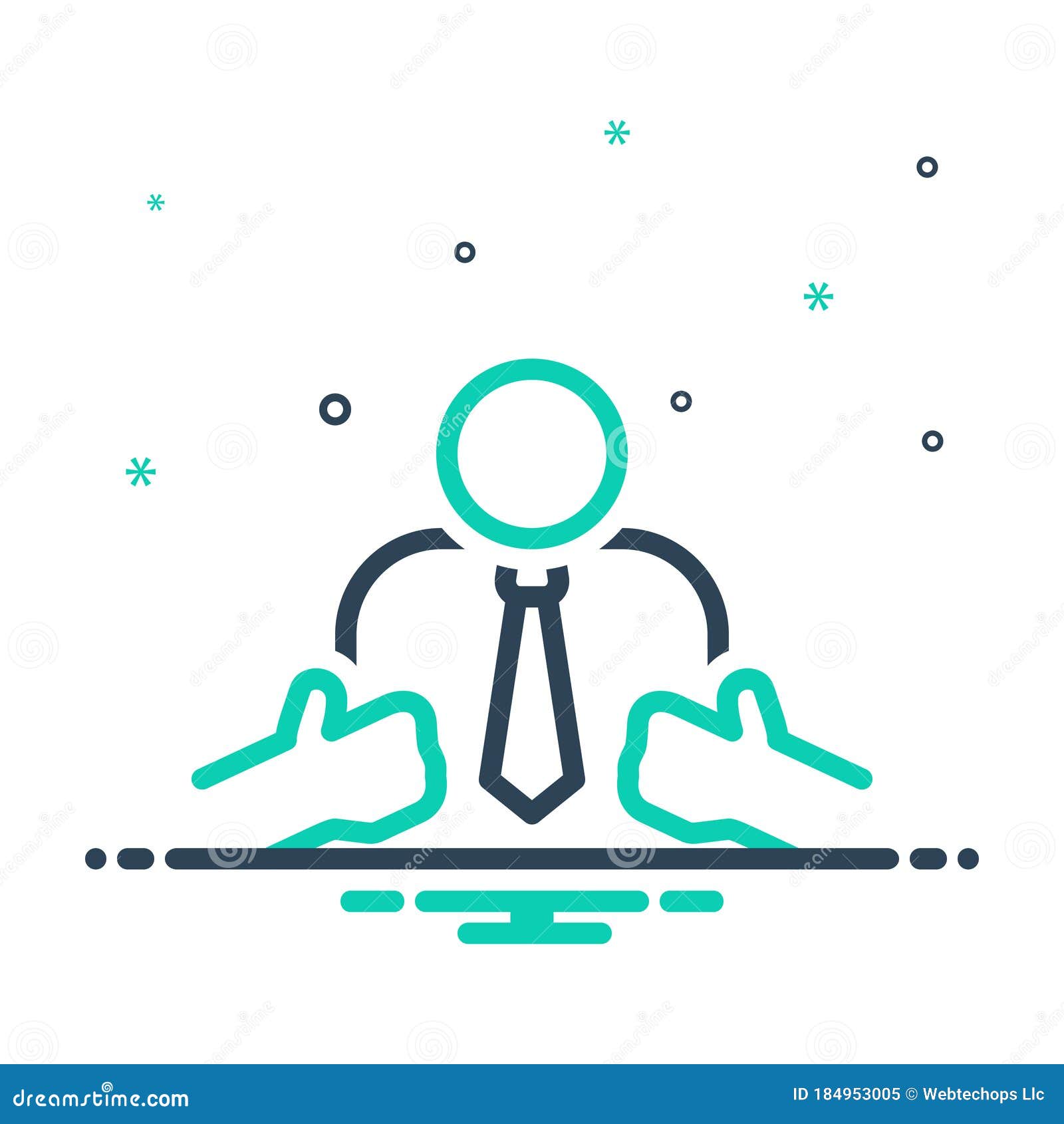 Mix Icon for Admire, Applaud and Appreciate Stock Vector - Illustration ...