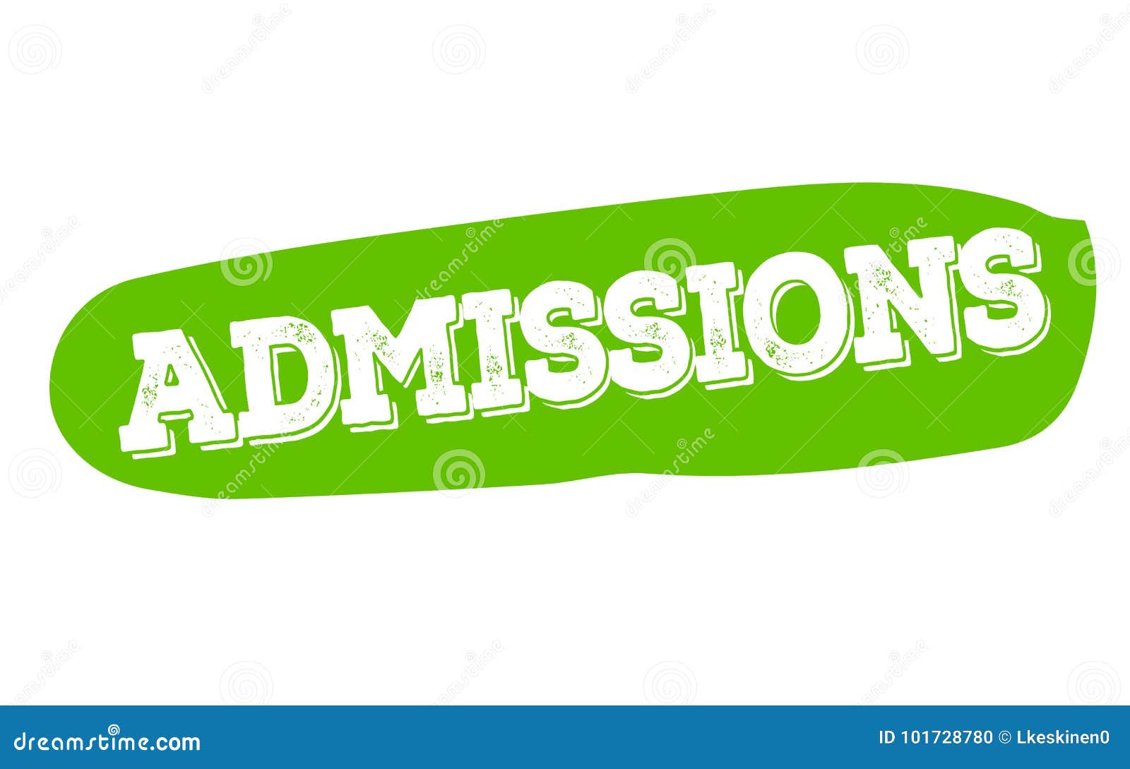ADMISSIONS sticker stamp stock vector. Illustration of entrance - 101728780