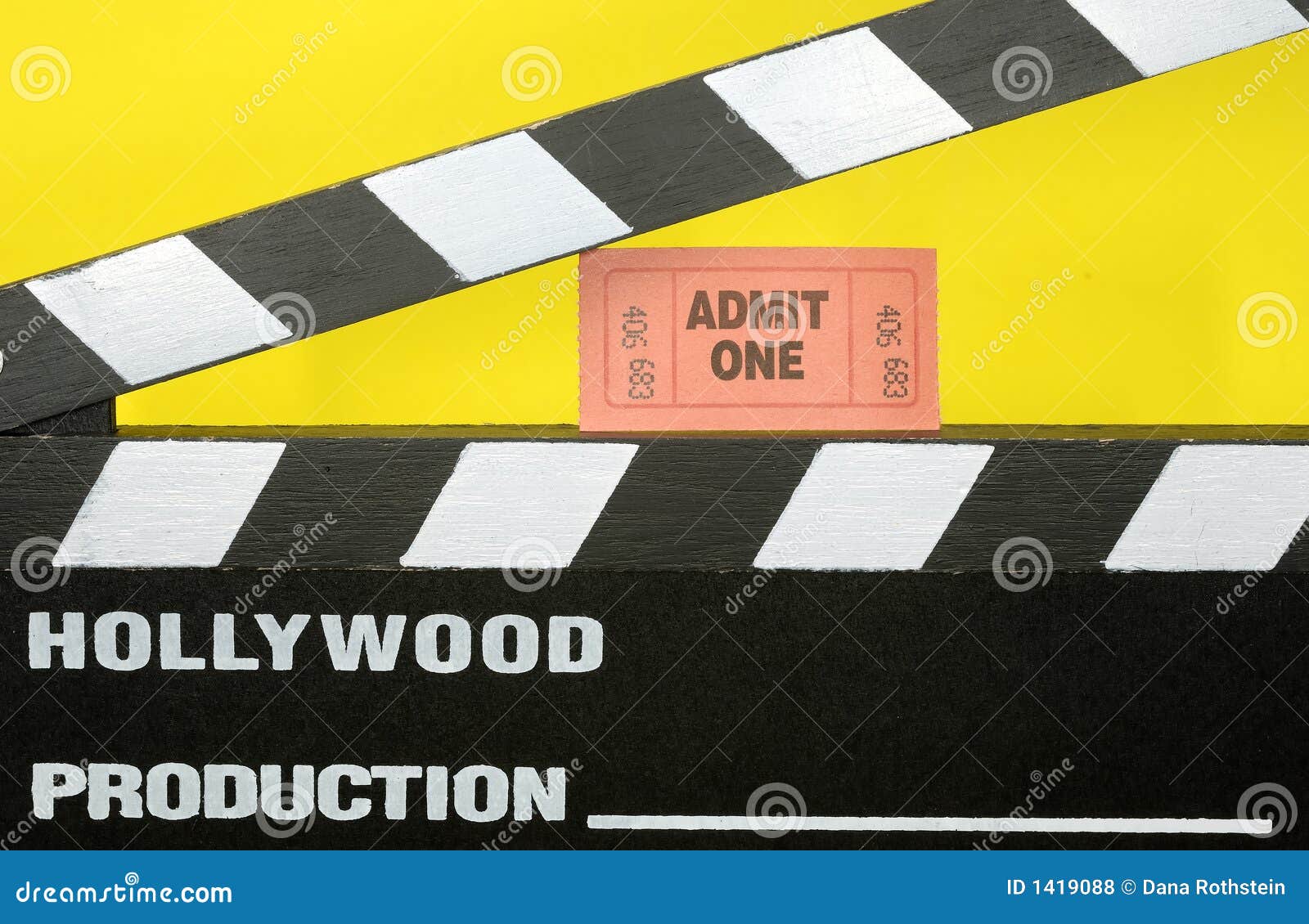 Admit One stock photo. Image of background, leisure, stub - 1419088