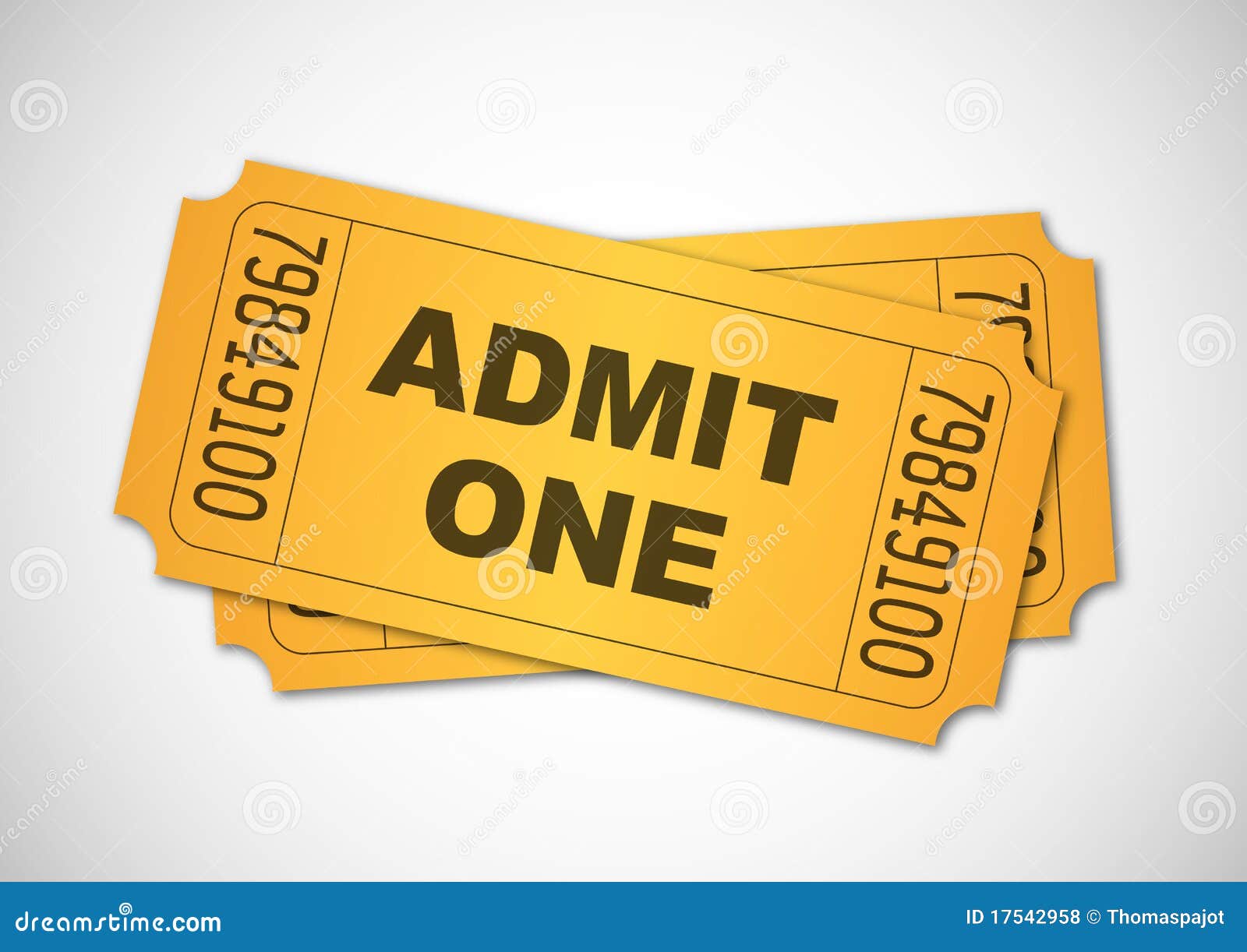 Admit one stock vector. Illustration of concert, admit - 17542958