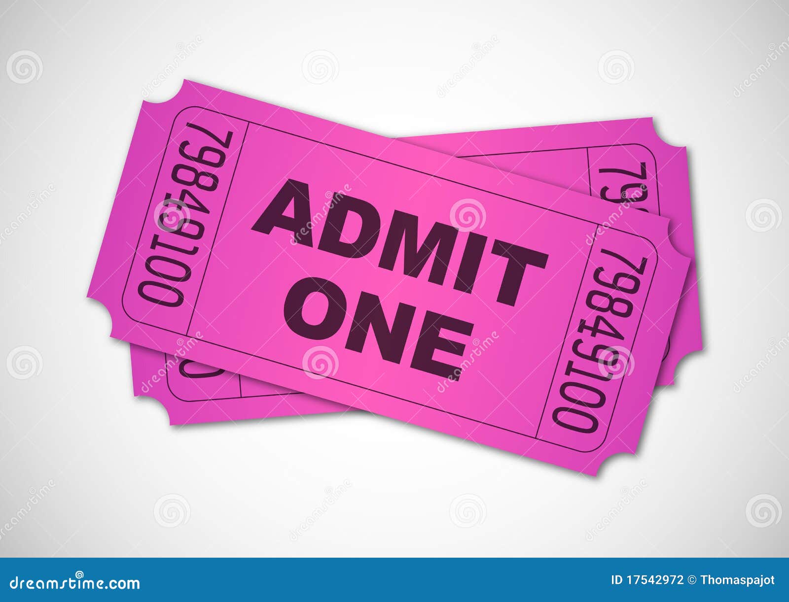Admit one stock vector. Illustration of ticket, access - 17542972