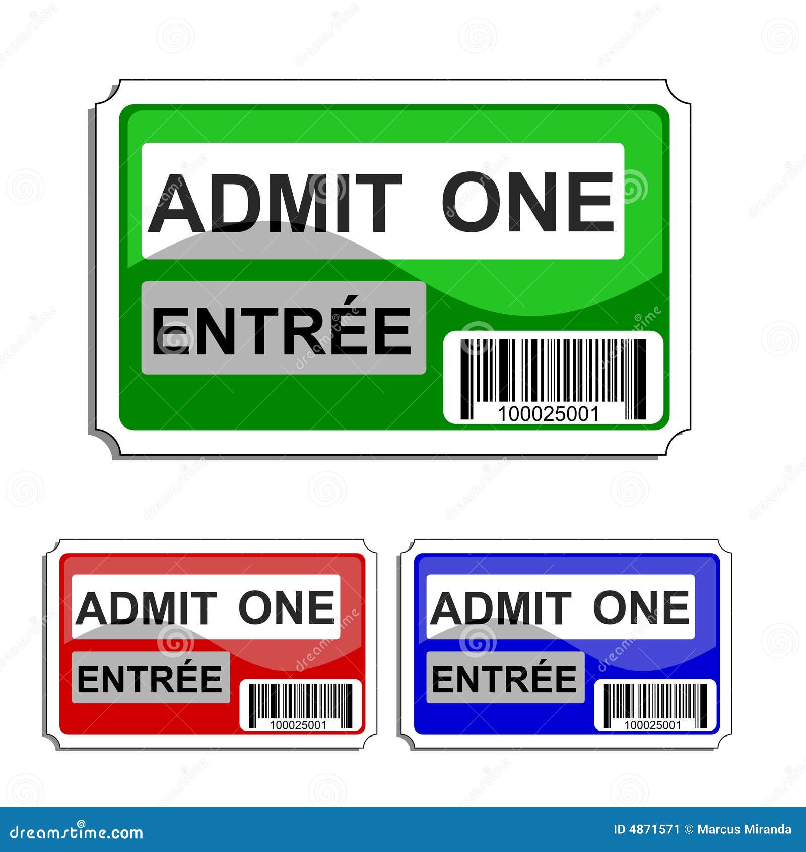 Admit One Picture. Image: 4871571