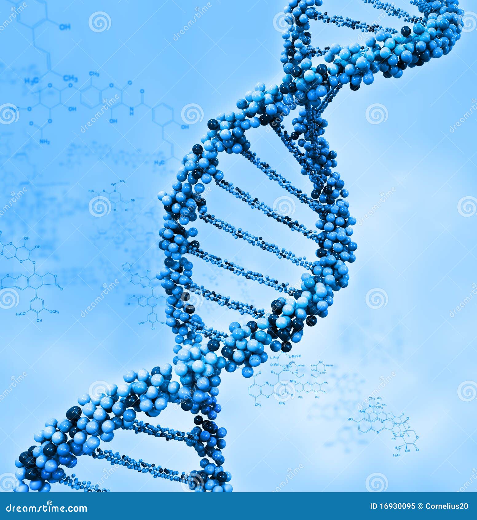 ADN illustration stock. Illustration du médecine, acide - 16930095