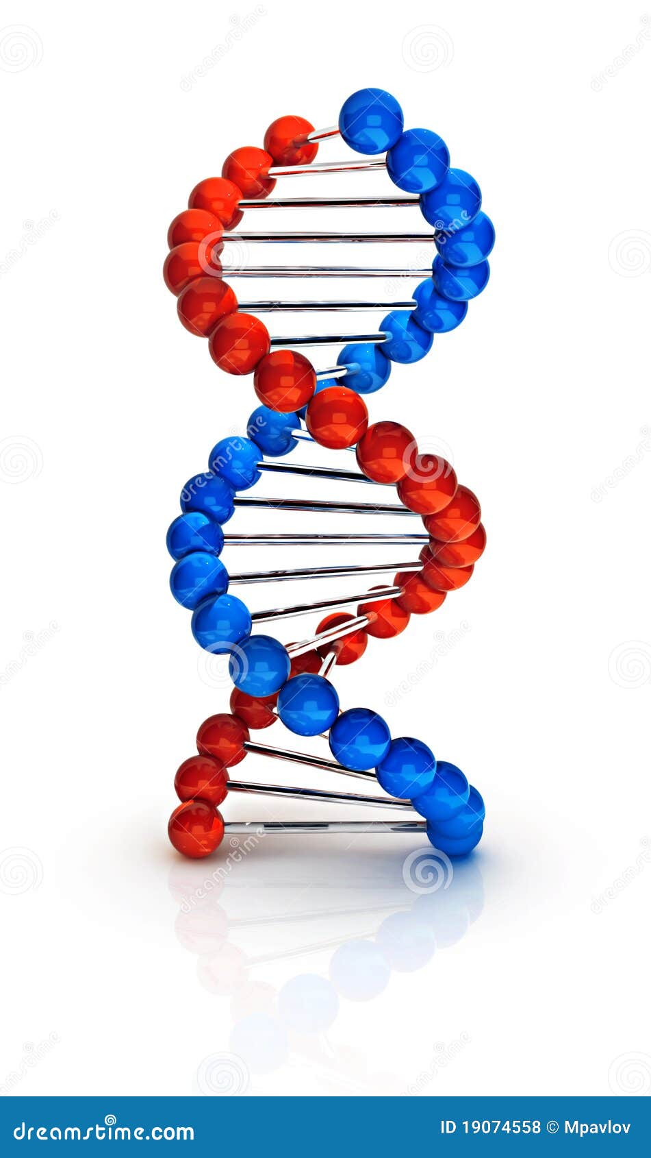 ADN 3d rendent illustration stock. Illustration du image - 19074558