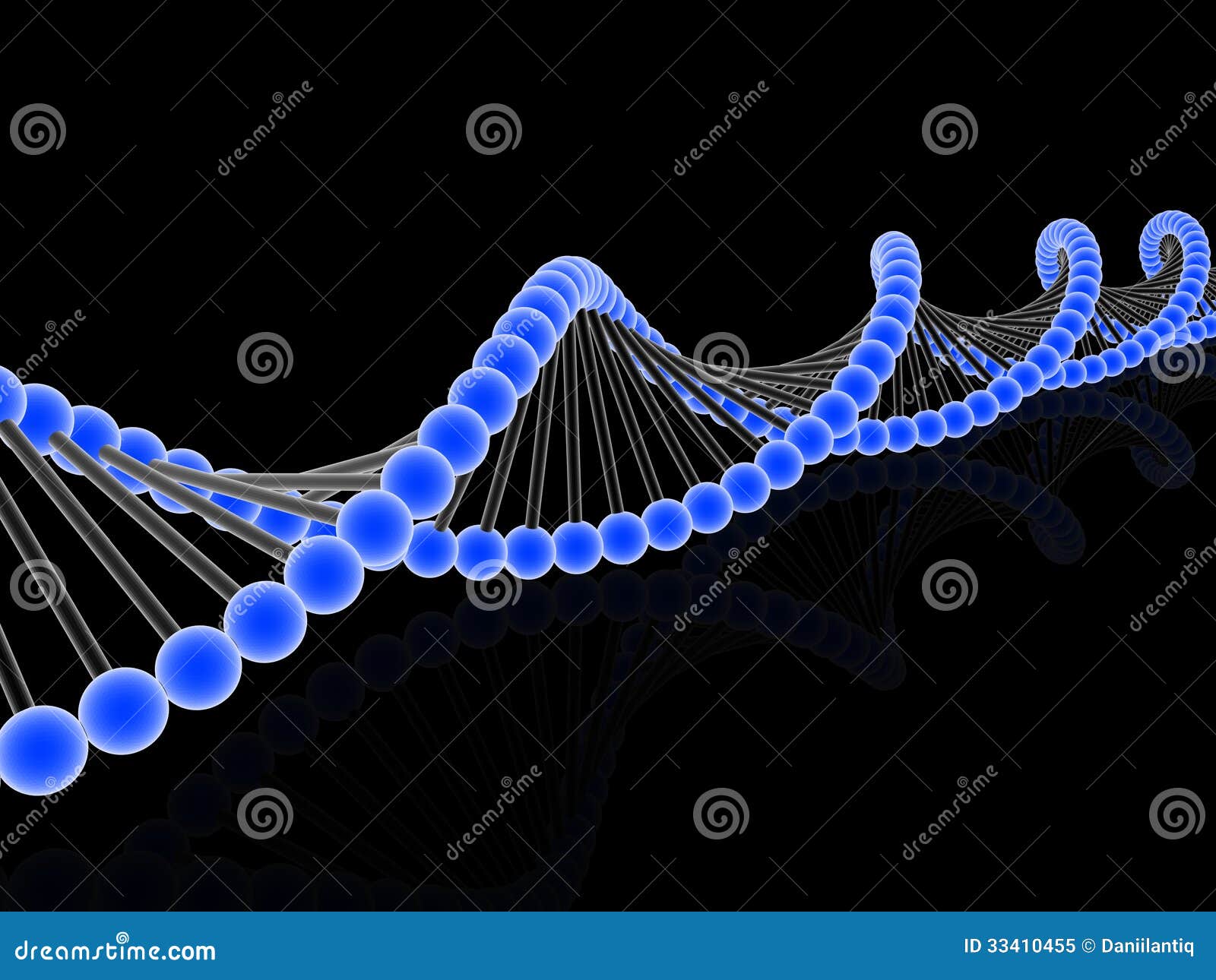ADN, images 3D illustration stock. Illustration du helice - 33410455