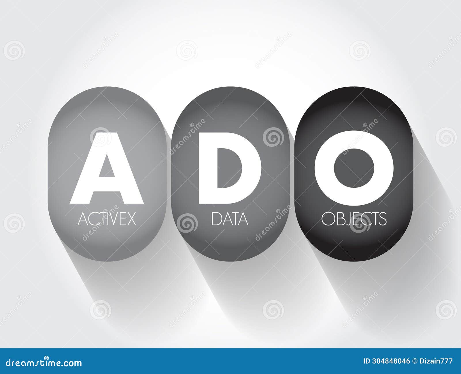 ADO - ActiveX Data Objects Acronym, Technology Concept Background ...