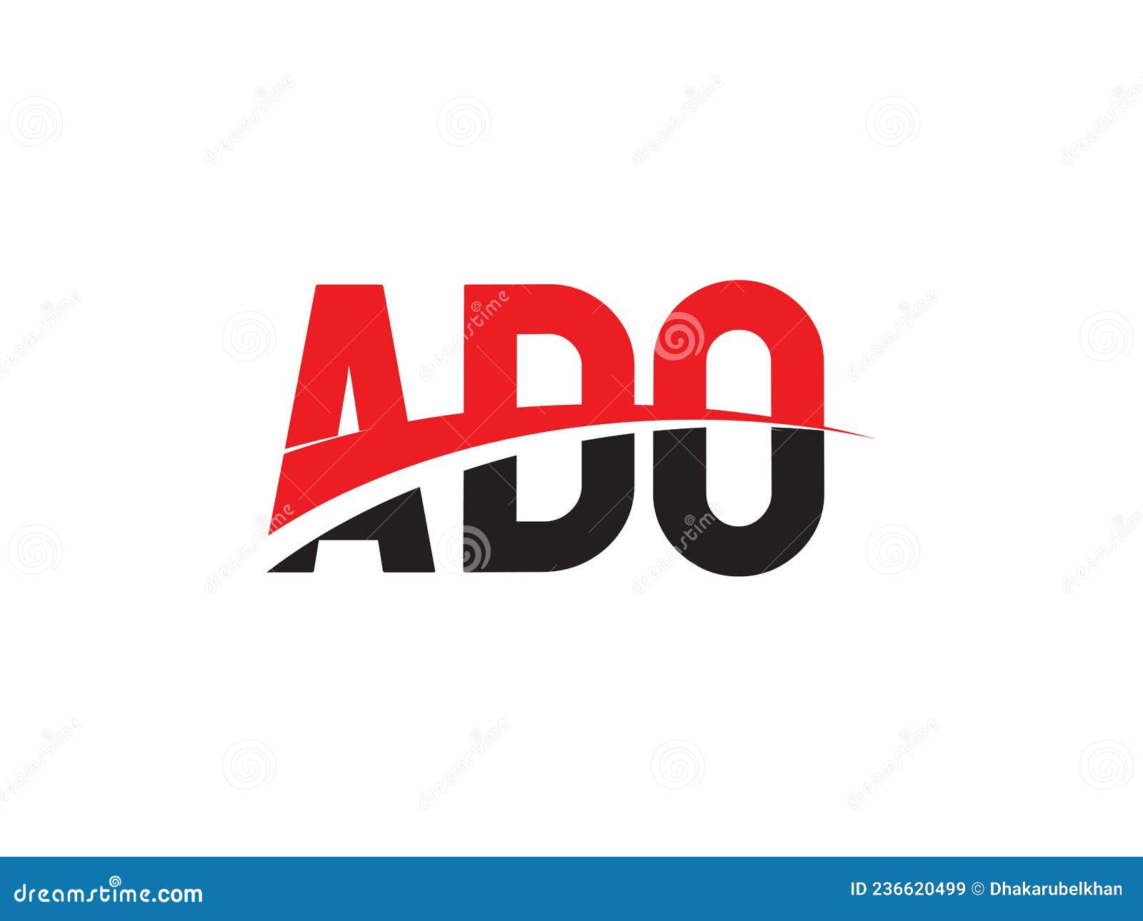 ADO Letter Initial Logo Design Vector Illustration Stock Vector ...