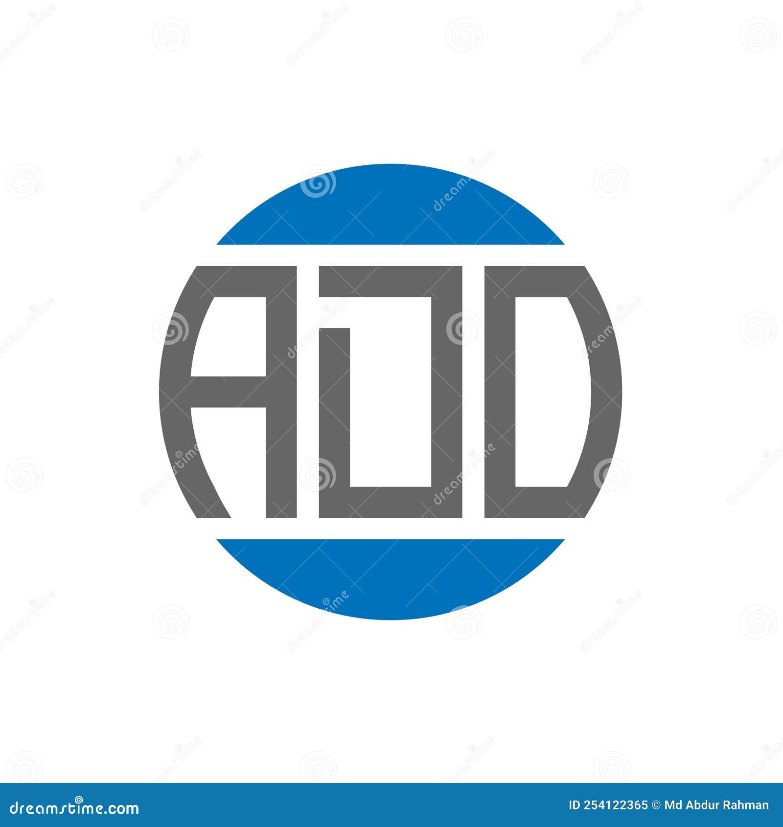 ADO Letter Logo Design on White Background. ADO Creative Initials ...