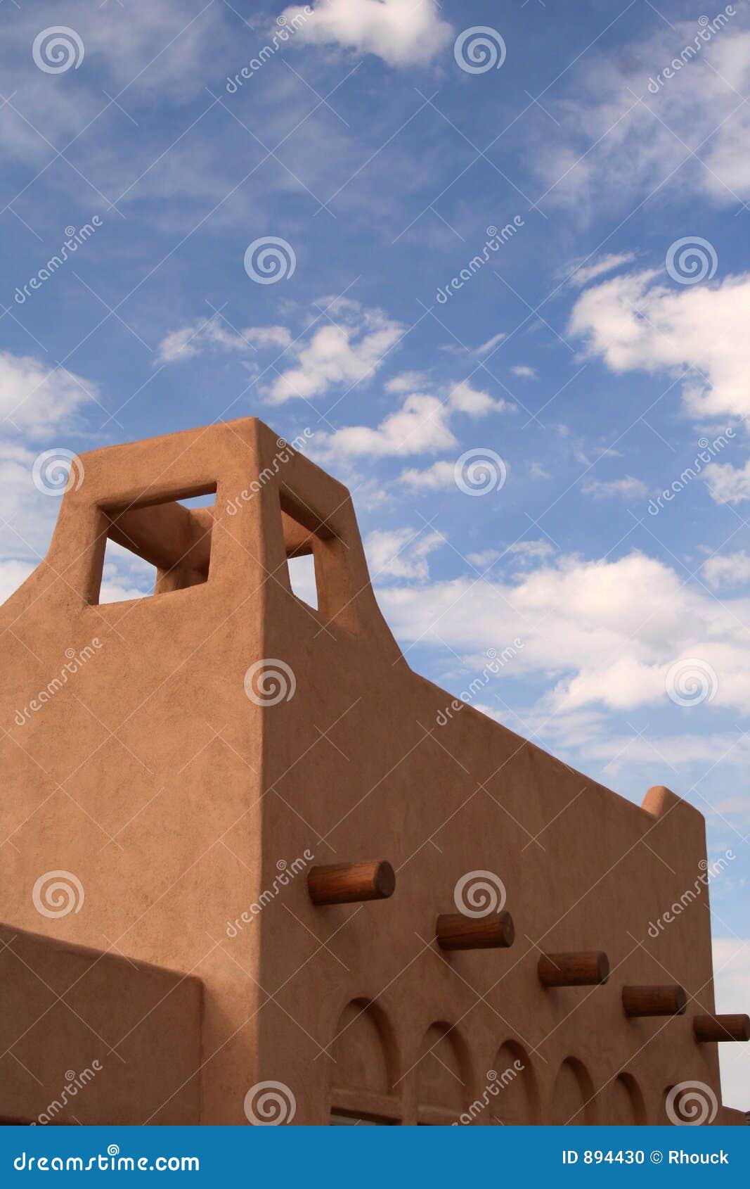 Adobe Abode stock photo. Image of stucco, paint, architecture - 894430