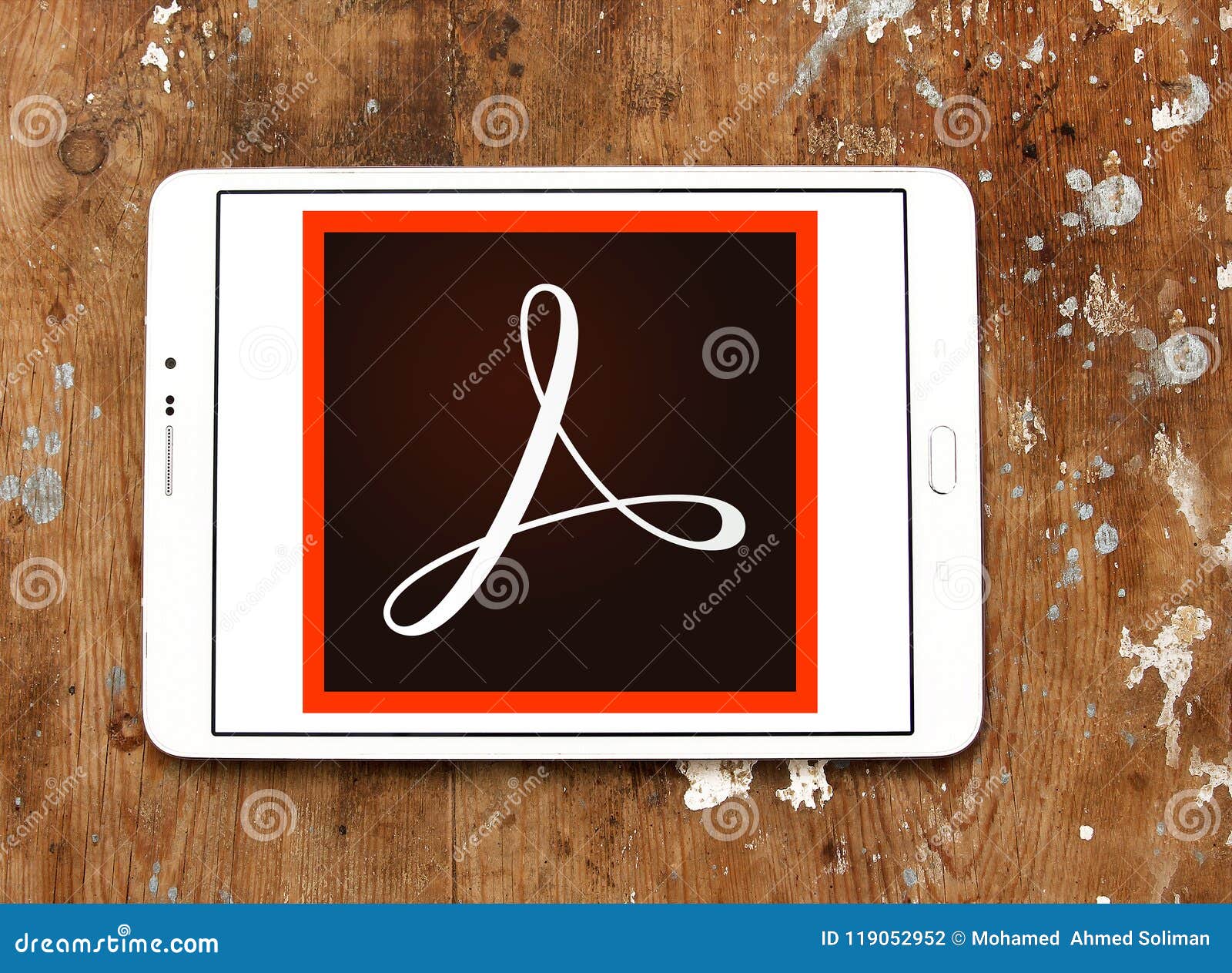 Adobe Acrobat Logo redaktionelles stockfotografie. Bild von systeme ...
