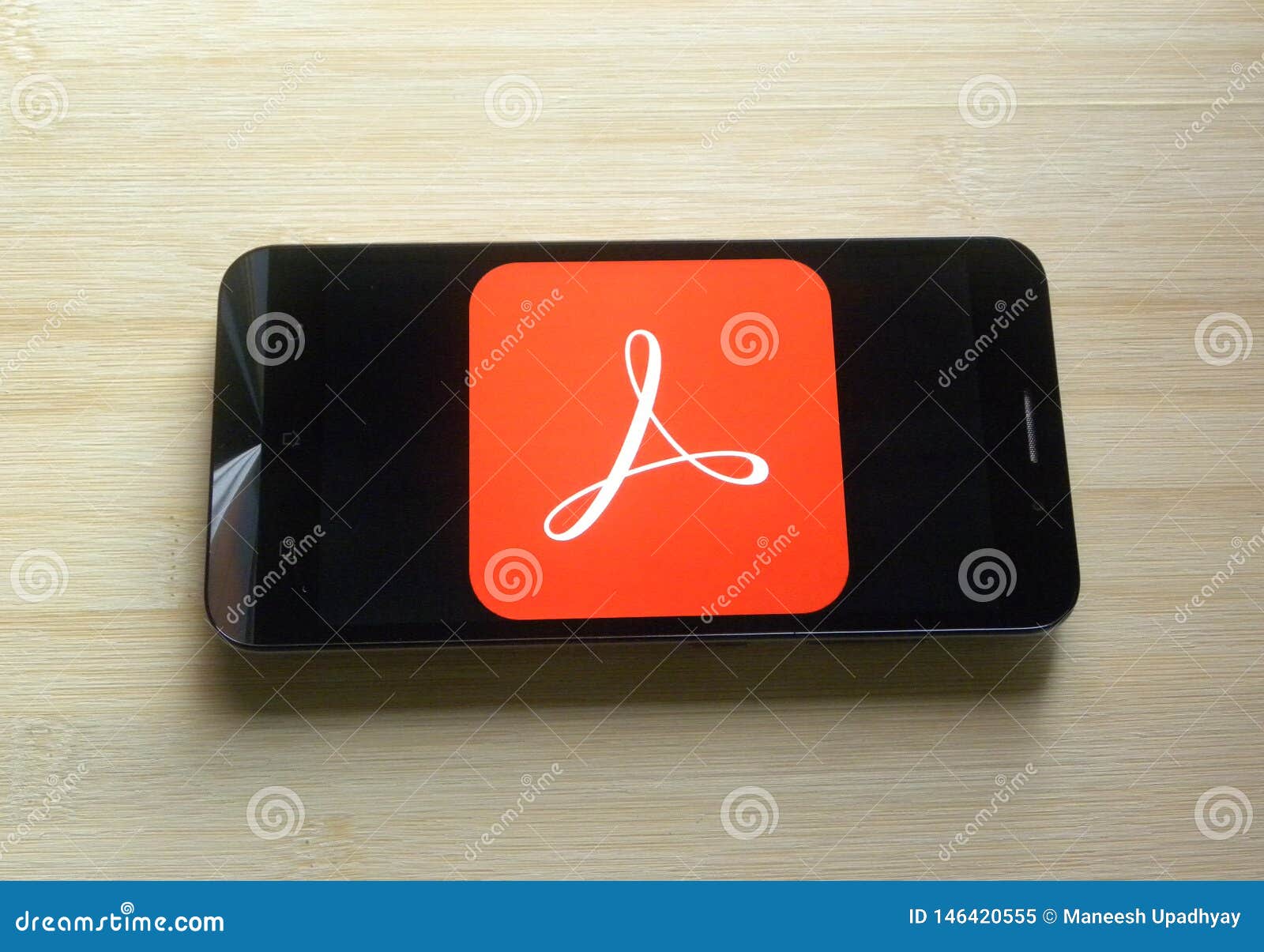 Adobe Acrobat Reader app editorial image. Image of format - 146420555