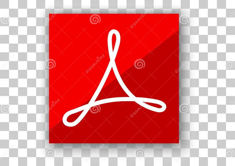 Adobe Acrobat Reader Icon Design Software Editorial Photography ...