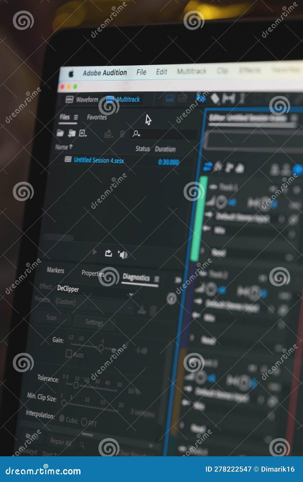 Adobe Audition Audio Editor Software Editorial Photography - Image of ...