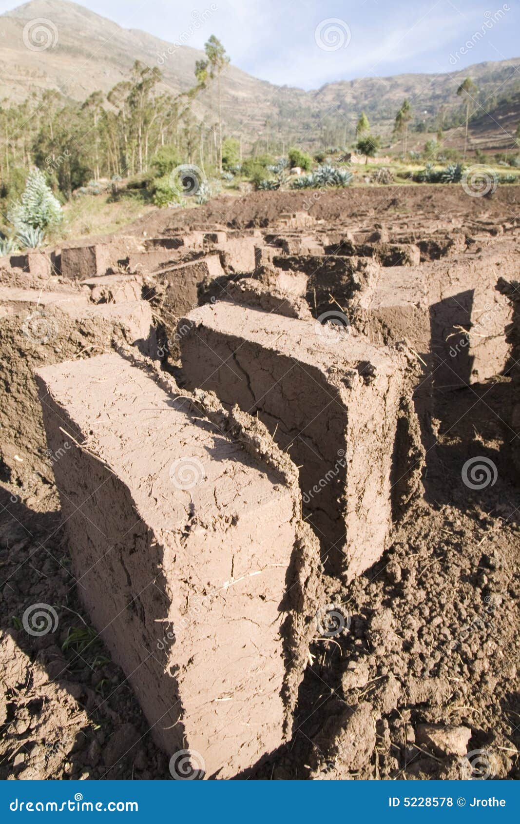 Adobe Brick stock photo. Image of cusco, drying, world - 5228578