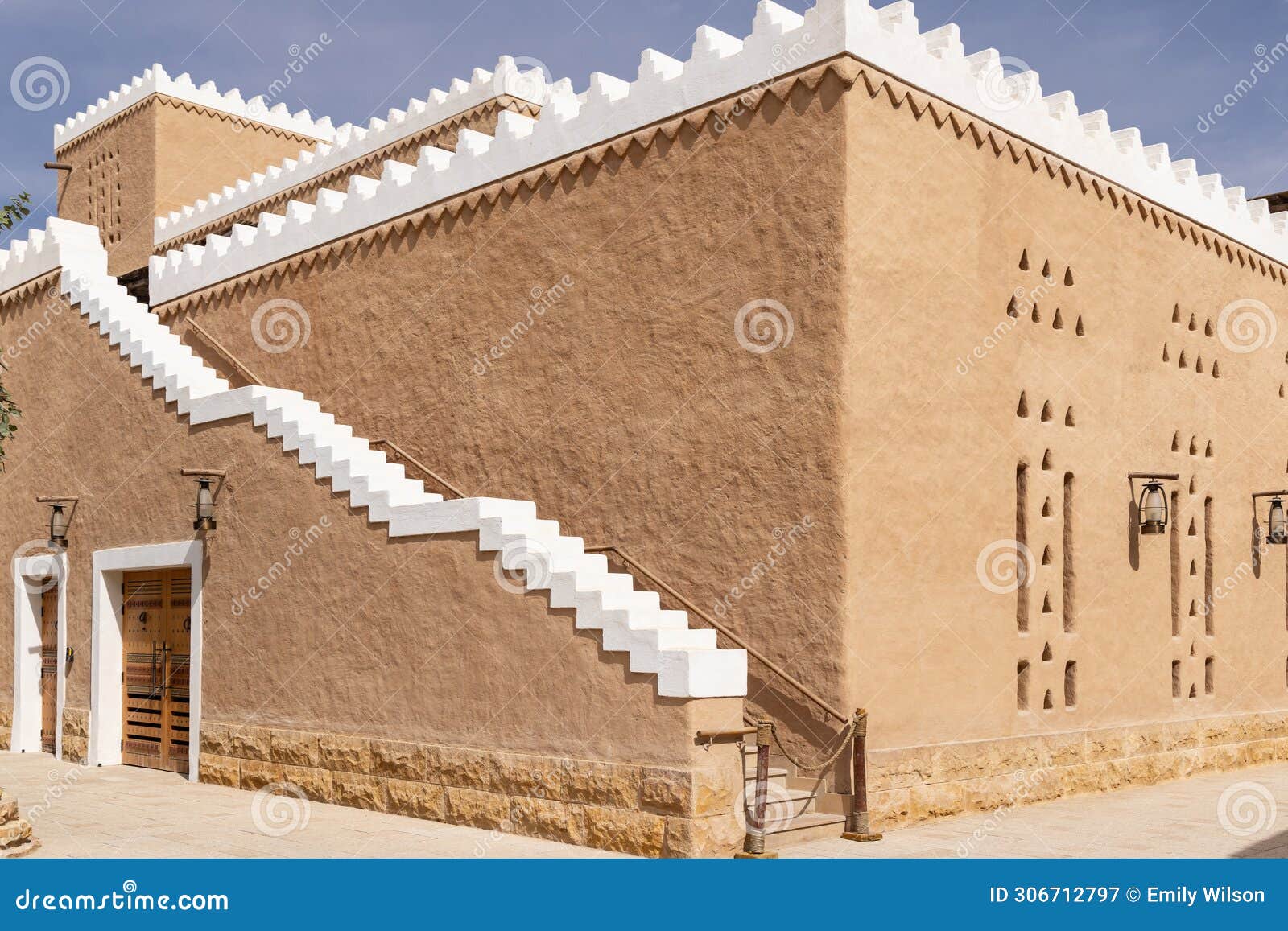 Adobe Building in the Diriyah Area of Riyadh Stock Image - Image of ...