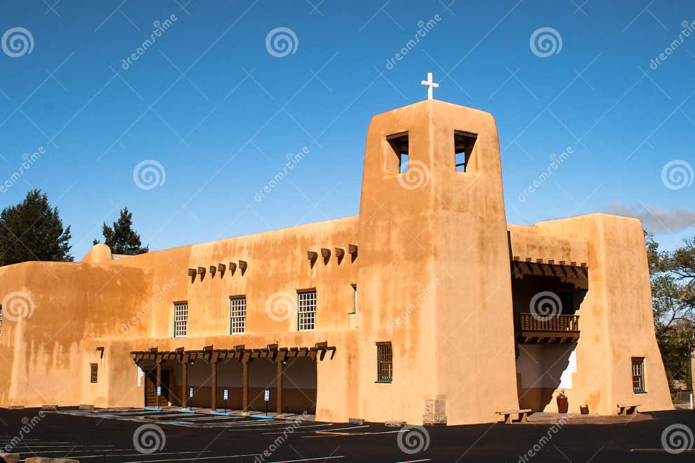 Adobe Church stock image. Image of santa, building, church - 27856535