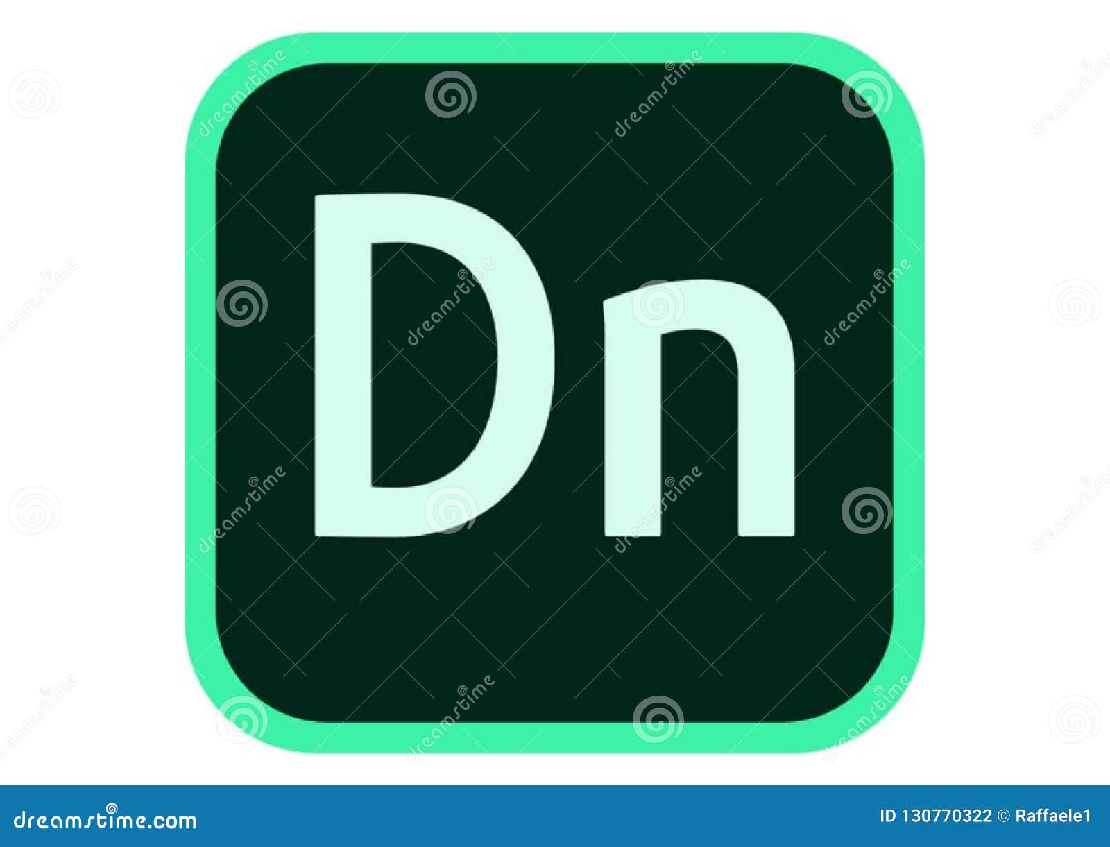Adobe Dimension CC Logo editorial photography. Illustration of ...