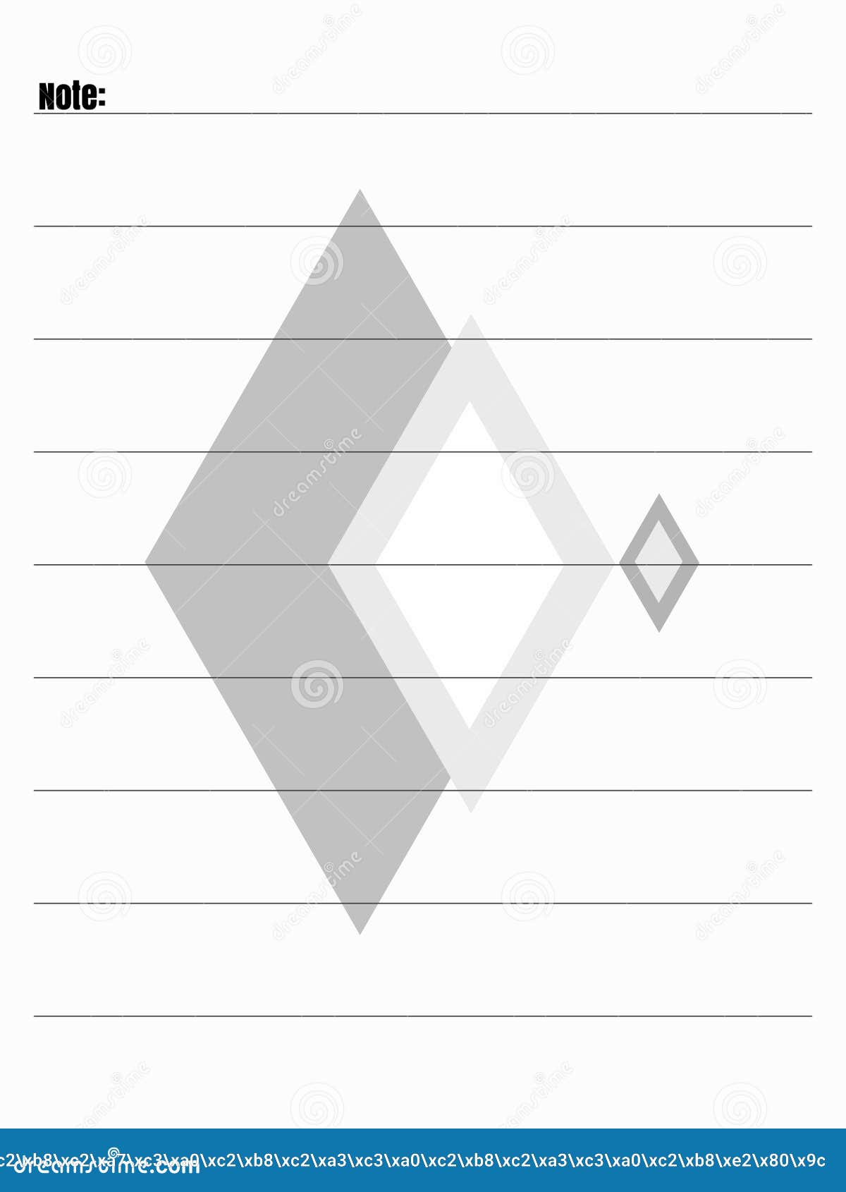 Diary shape stock illustration. Illustration of back - 166665888