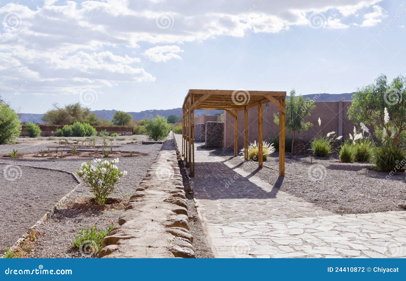 Adobe Dwellings in Atacama Desert Chile Stock Photo - Image of ...