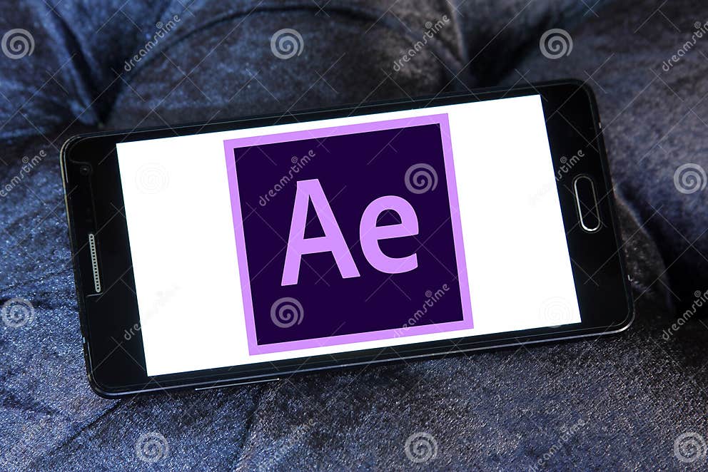 Adobe after Effects logo editorial stock image. Image of software ...