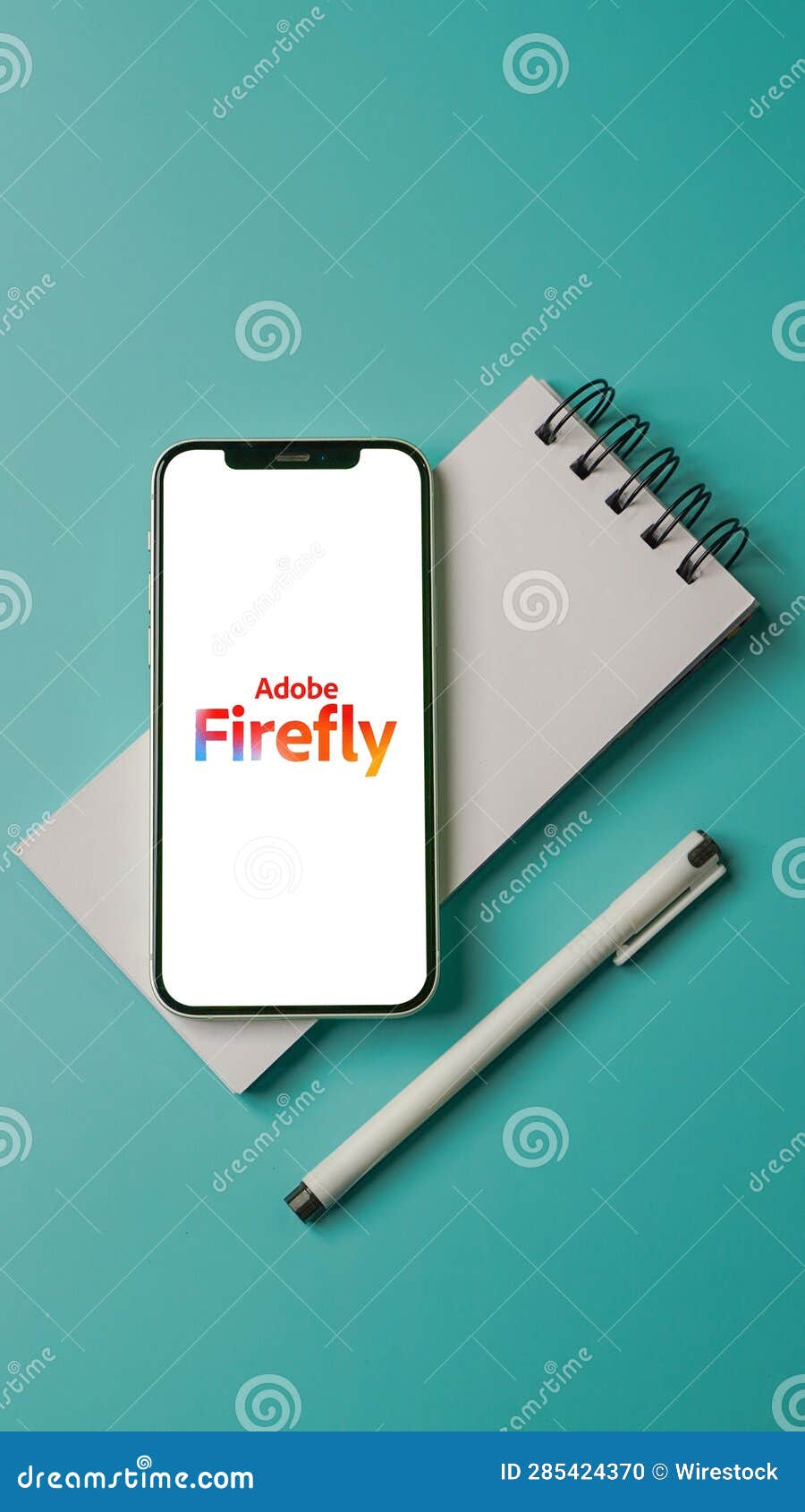 Adobe Firefly Logo Displayed On Mobile Phone Screen, AI Art Generator ...