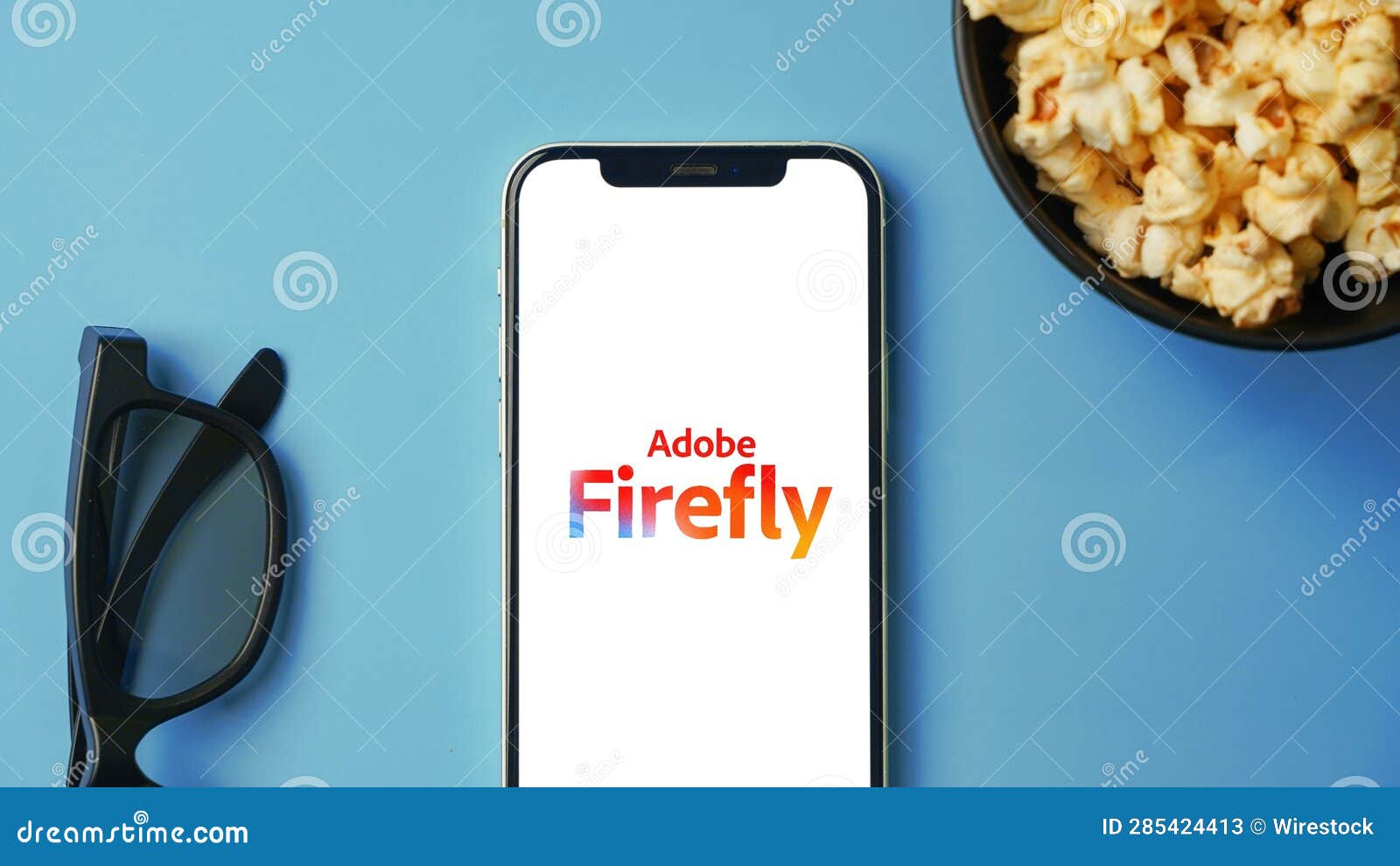 Adobe Firefly Logo Displayed on Mobile Phone Screen, AI Art Generator ... Adobe Firefly Logo Displayed on Mobile Phone Screen, AI Art Generator ...