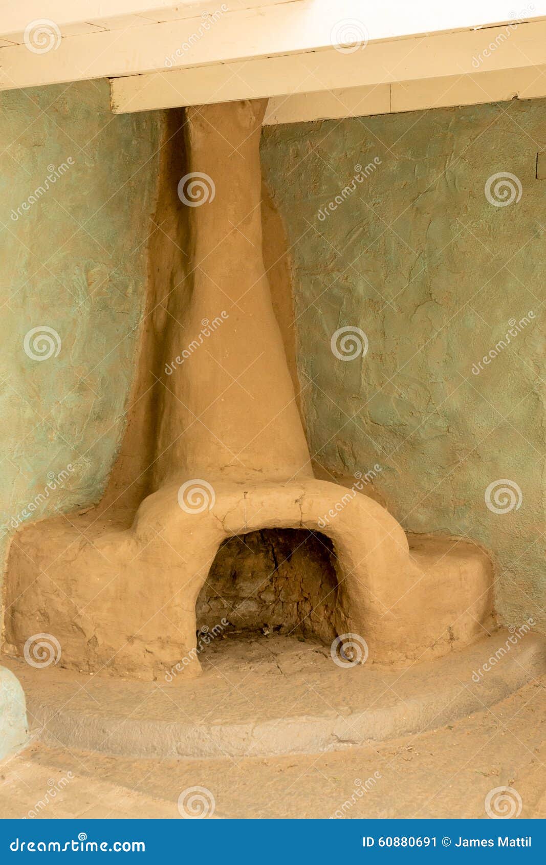 Adobe Fireplace stock image. Image of details, fireplace - 60880691