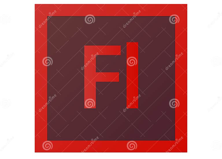 Adobe Flash CS6 Logo editorial photo. Illustration of vector - 128696176