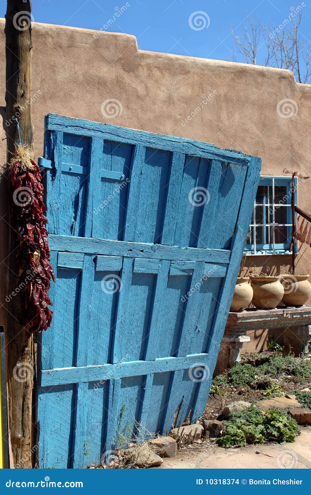 Adobe and Gate stock photo. Image of stucco, jalepenos - 10318374