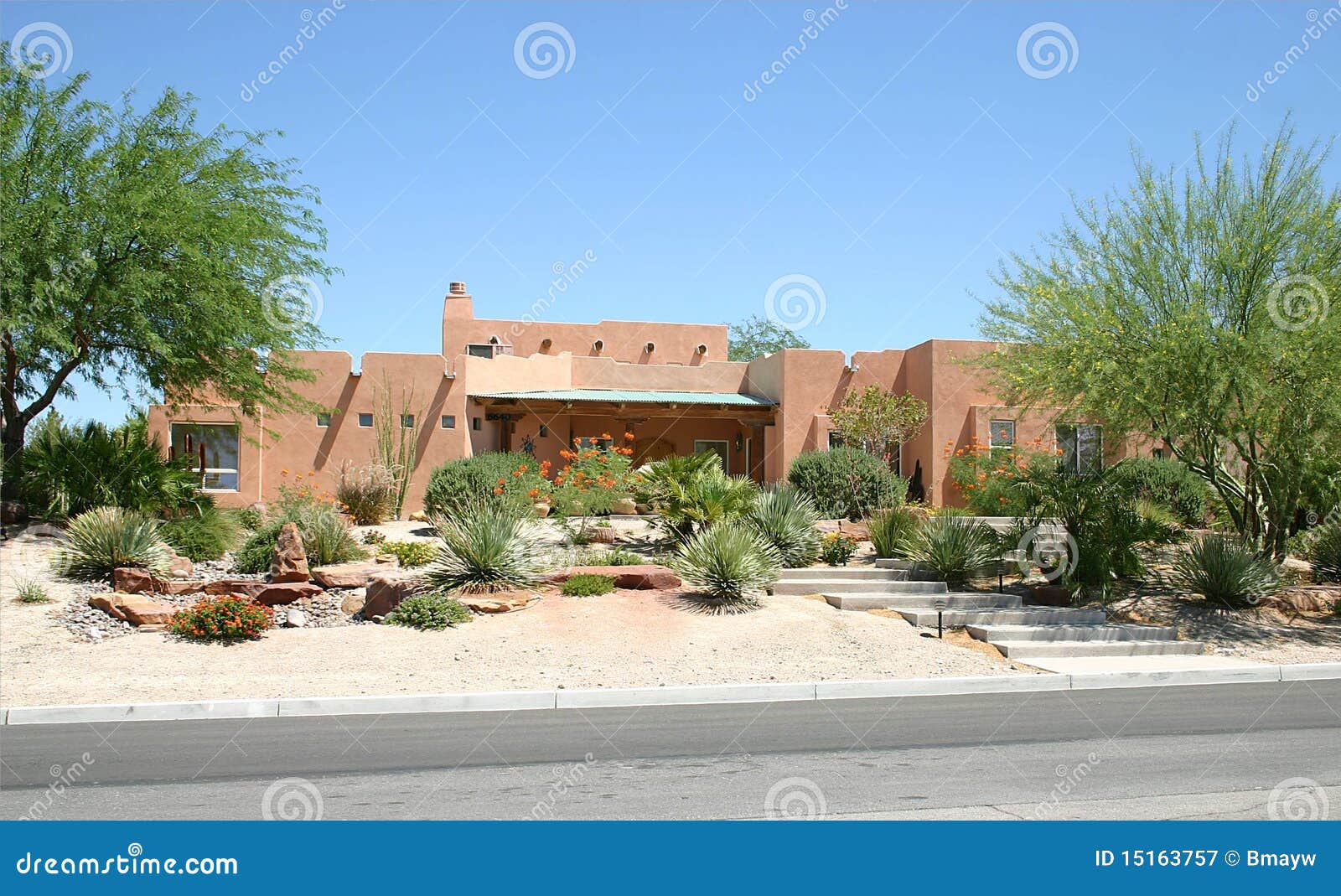 Adobe Home stock image. Image of housing, expensive, building - 15163757