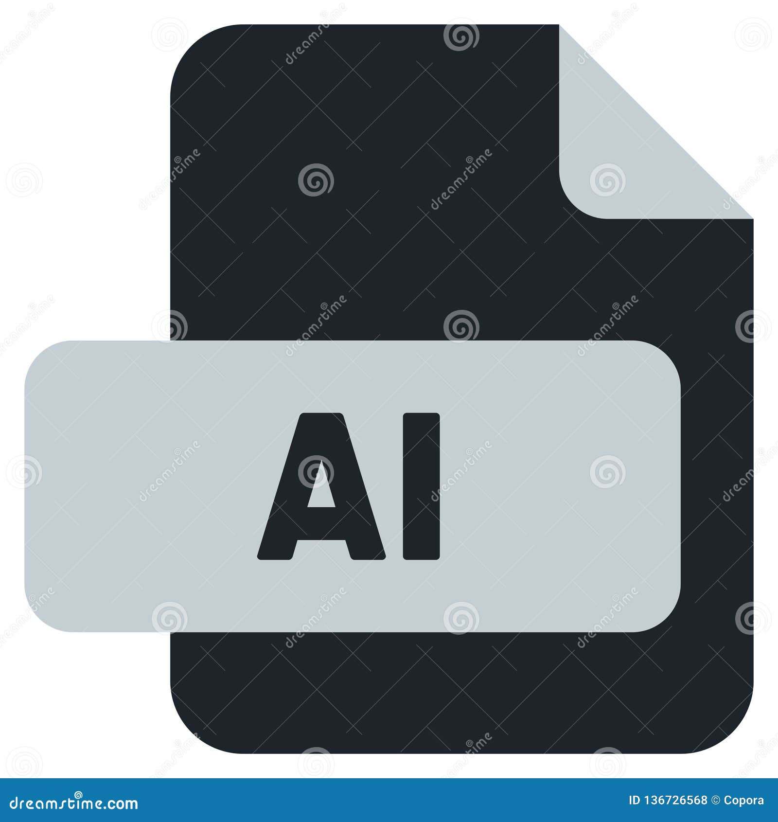 Adobe Illustrator File Extension Icon - Vector Icon Stock Vector ...