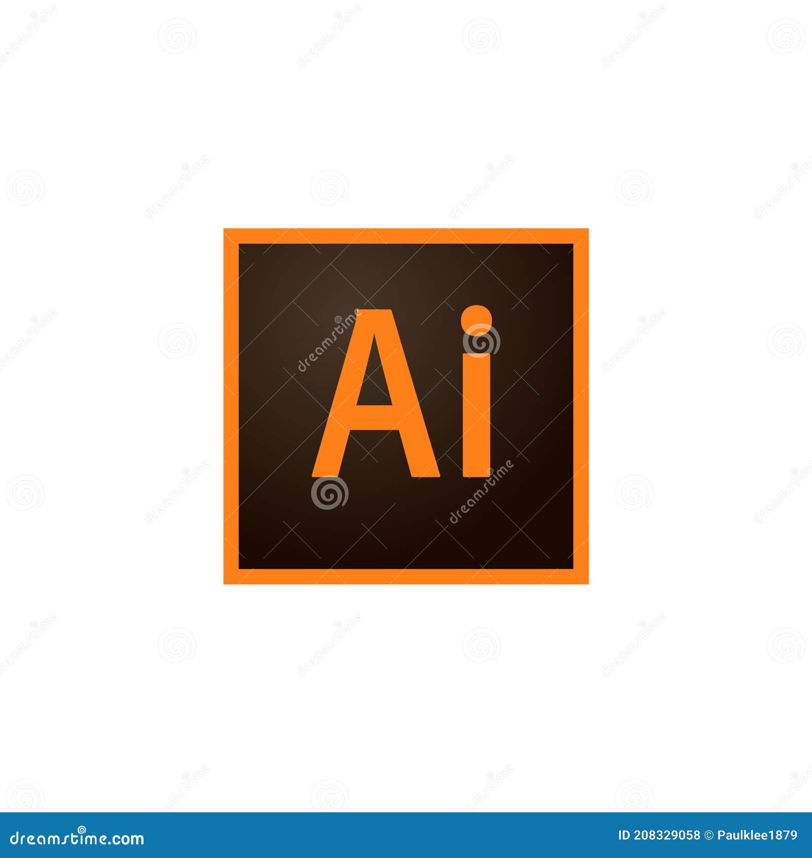 Adobe Illustrator Logo Editorial Illustrative on White Background ... Adobe Illustrator Logo Editorial Illustrative on White Background ...