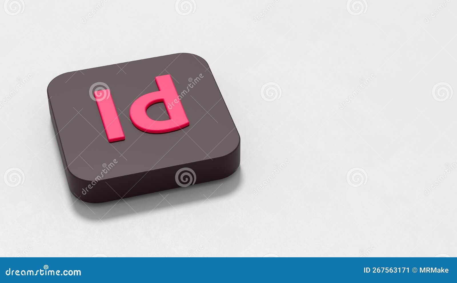 Adobe Indesign App Icon Spotlighted On Black Background Editorial Photo ...