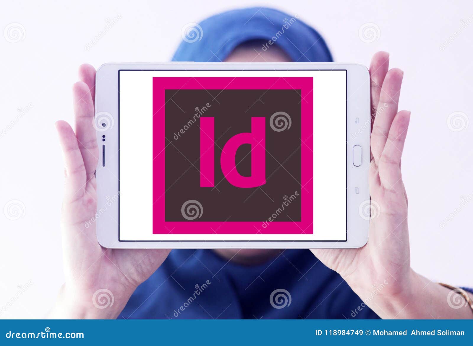 Adobe InDesign Program Logo Editorial Stock Image - Image of posters ...