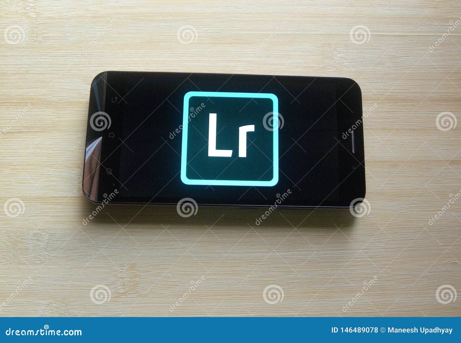 Adobe Lightroom app editorial stock photo. Image of download - 146489078