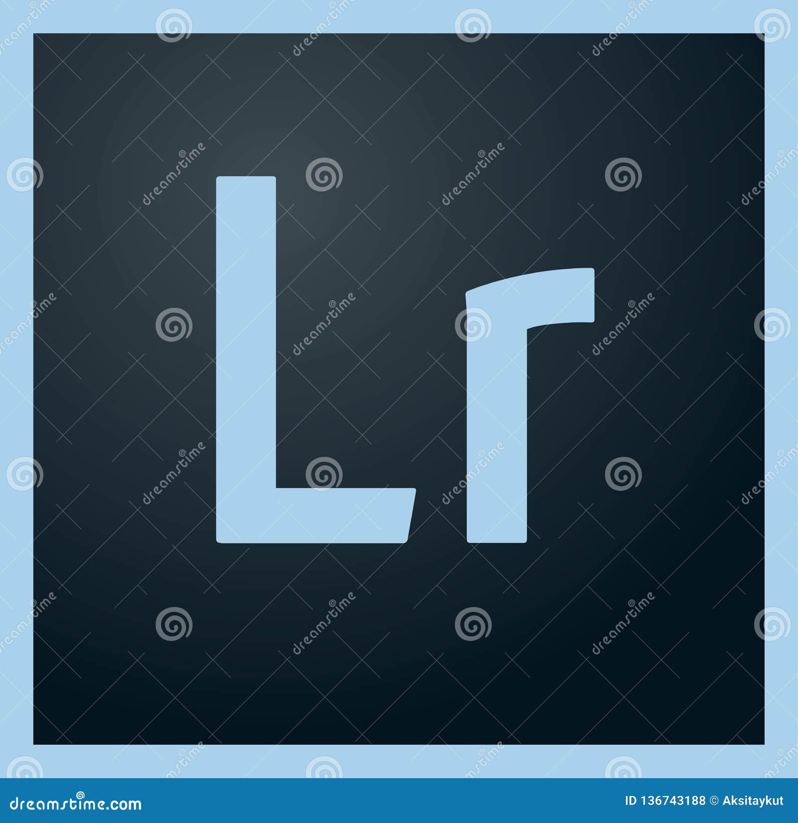 Editorial - Lightroom Icon Vector Logo Editorial Stock Photo ...