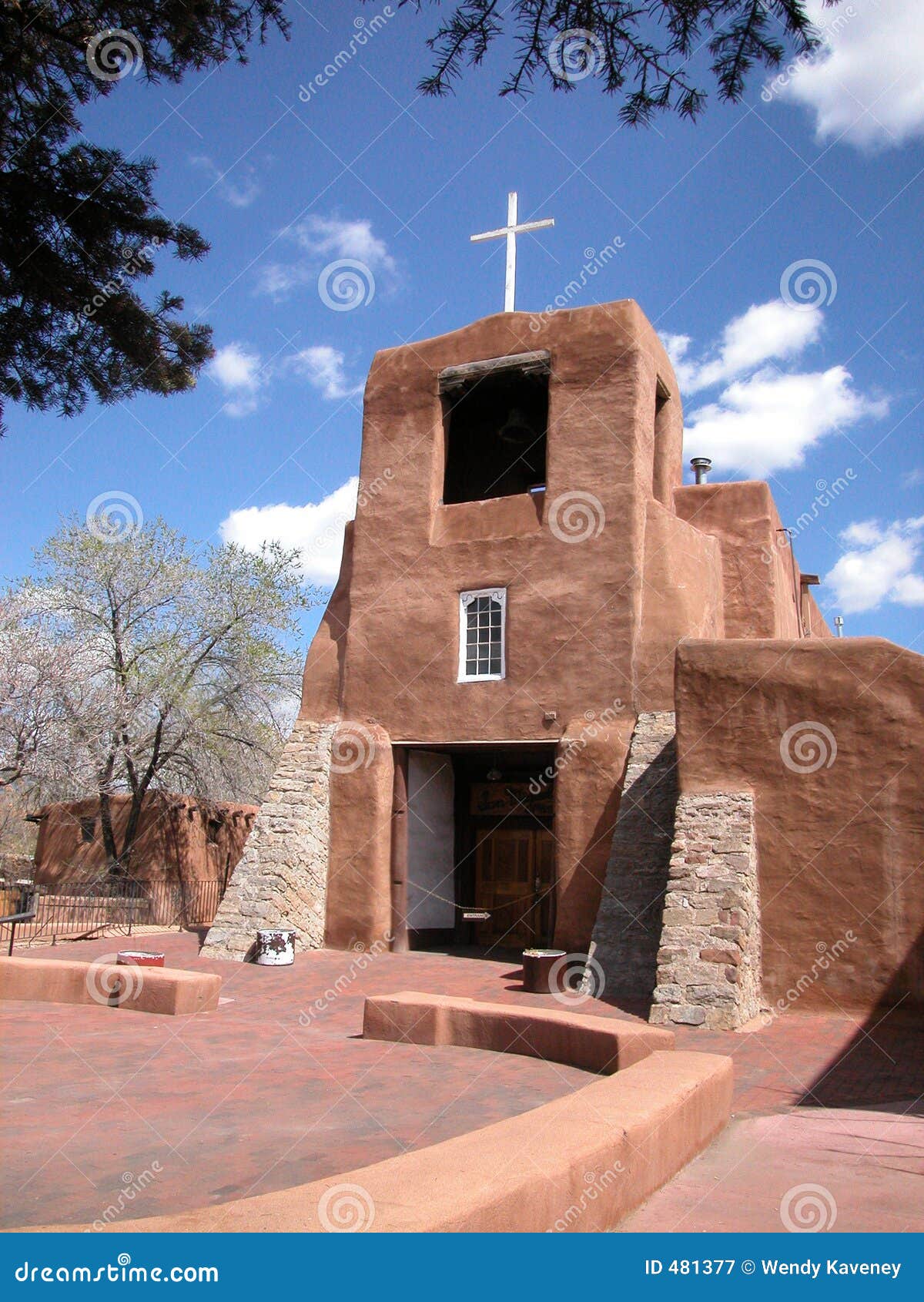 Adobe Mission stock image. Image of church, architecture - 481377