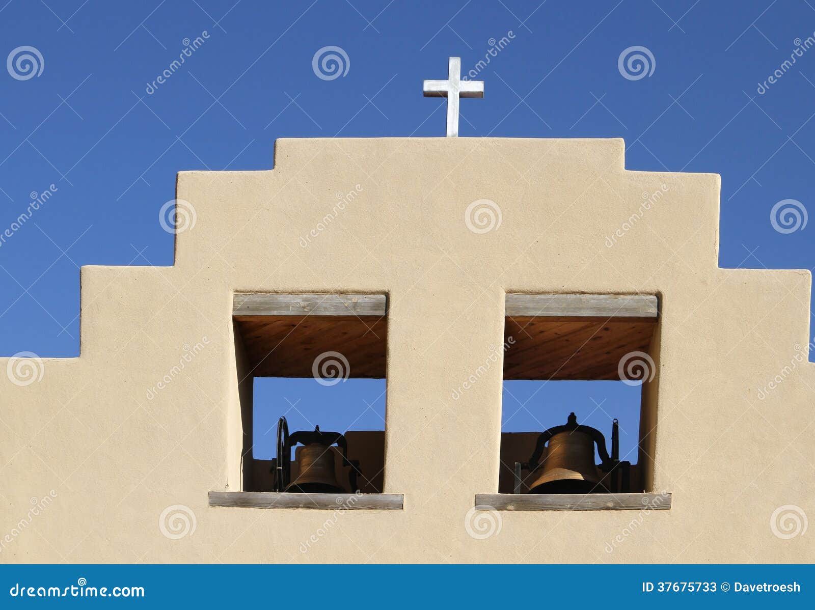 Adobe Mission stock image. Image of adobe, cross, catholic - 37675733