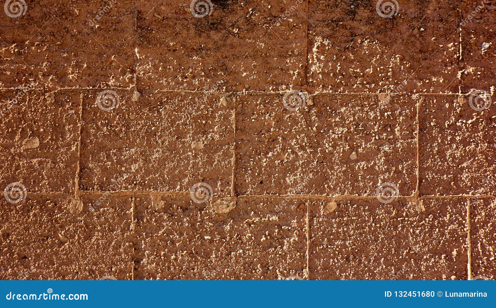 Adobe Mud Wall in Castile La Mancha Stock Photo - Image of buildings ...