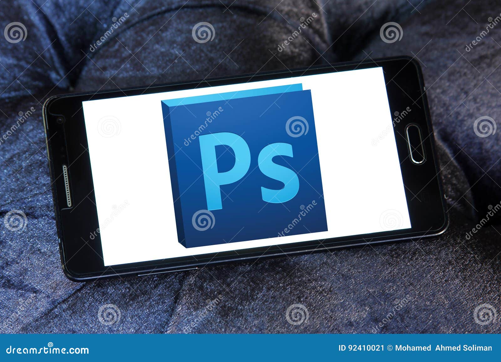Adobe photoshop logo editorial photo. Image of encore - 92410021