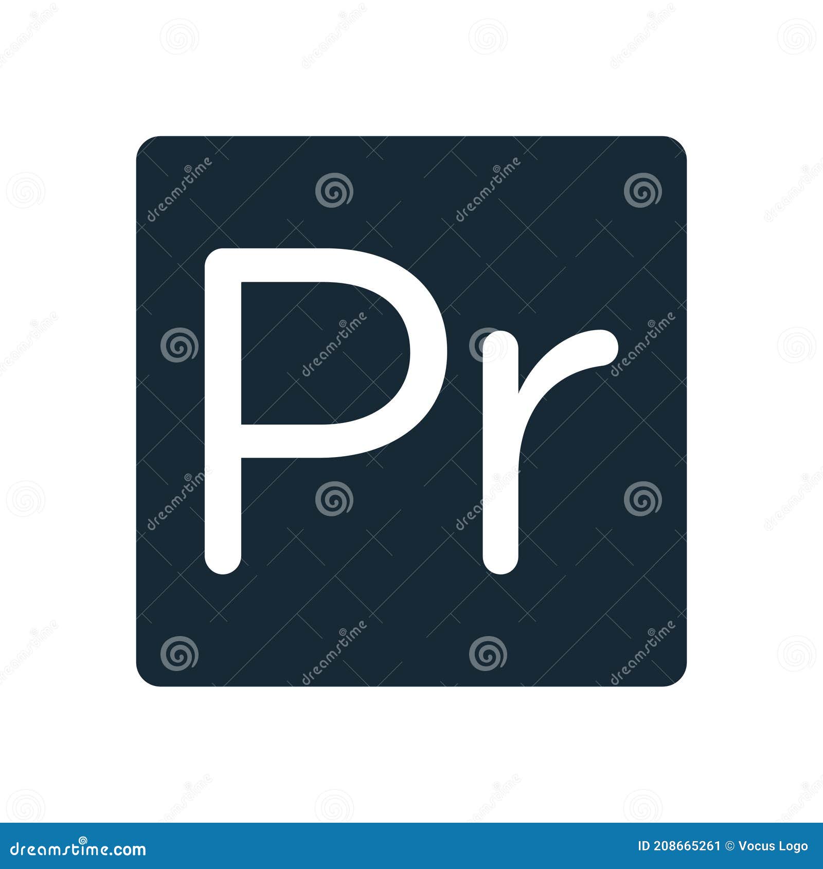 Adobe Premiere Pro Icon On White Background. Pr Symbol. Flat Style ... Adobe Premiere Pro Icon On White Background. Pr Symbol. Flat Style ...