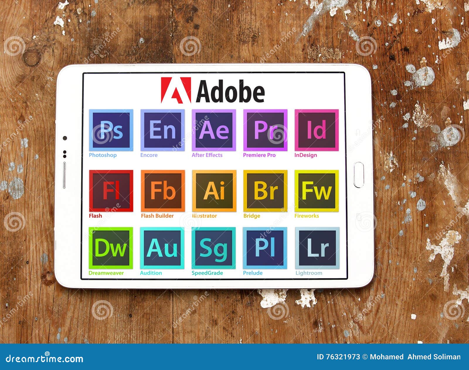 Adobe Programma Il Logos E Le Icone Fotografia Stock Editoriale ...